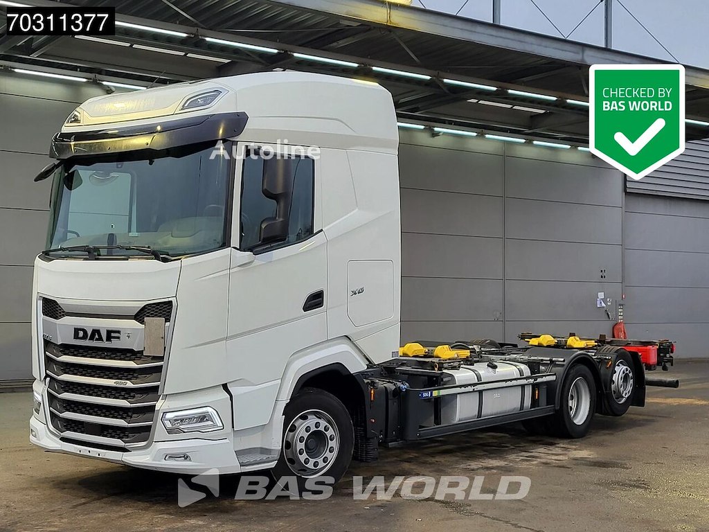 DAF XG 480 6X2 BDF Lift+Steering axle Automatic Retarder LED Euro 6 vozilo za prevoz kontejnera