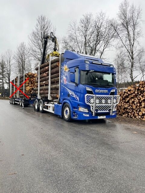 Scania R660 *6X4 *LOGFIT 96S *1x OWNER kamion za prevoz drva