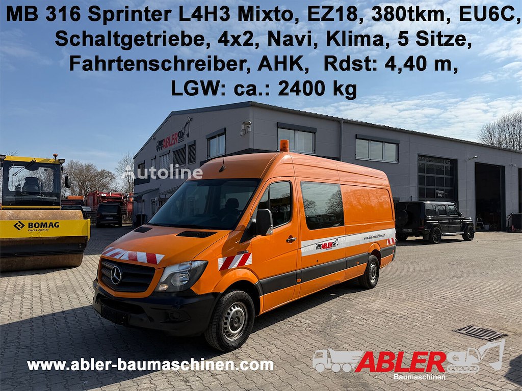 Mercedes-Benz Sprinter 316 Mixto L4H3 kombi minibus
