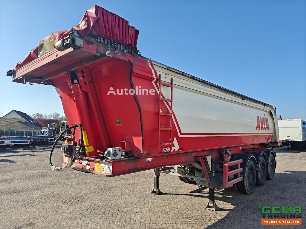 Stas S339CX 3-Axle Mercedes - 24m³ - Aluminum/Aluminum - Marcolin Tar poluprikolica kipera
