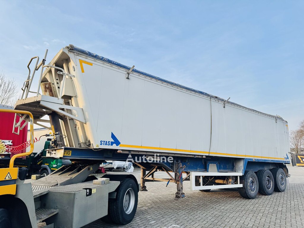 Stas ALU tipper 50m3 - 2007 - lift axle poluprikolica kipera