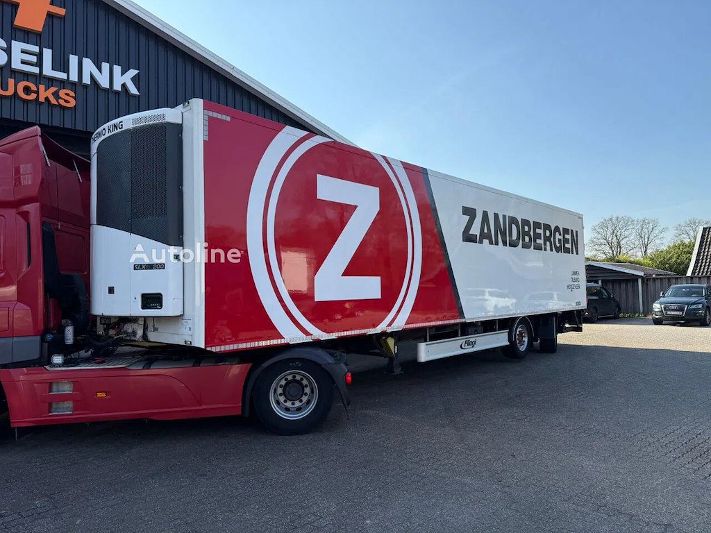 Fliegl SZS 330 Thermo King SLX 200 D+E -30 +30 AS-1 Liftas+Stuuras 2.00 poluprikolica hladnjača