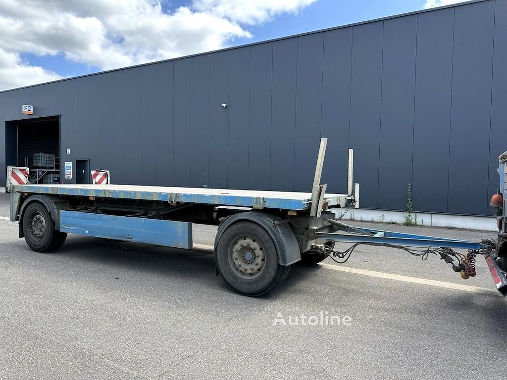 KWB A-182-ALI - AANHANGER ALU - BOUWMATERIALEN - 6m50 - DISC BRAKES prikolica platforma