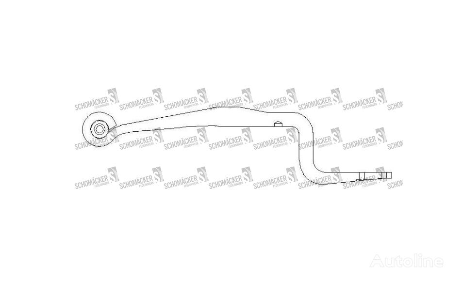 BPW Schomäcker 88171900 0508214122 polugibanj za poluprikolica