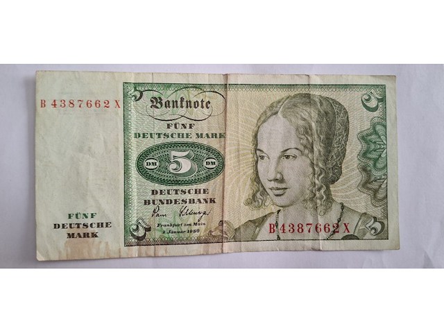 5 maraka 1980 NEMAČKA