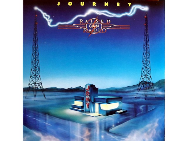 LP*: JOURNEY - RAISED ON RADIO (JAPAN 1986) PERFEKTNA