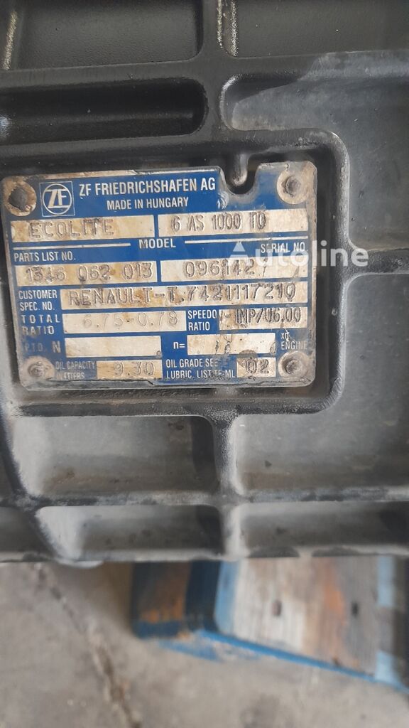 ZF ECO LITE 6 AS 1000 T0 1346 062 013 menjač za Renault Midlum kamiona