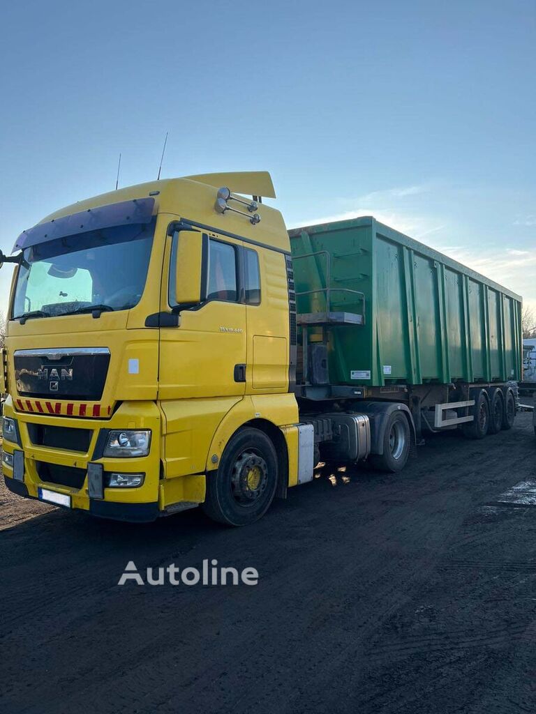 MAN TGX 18.440 tegljač + poluprikolica kipera