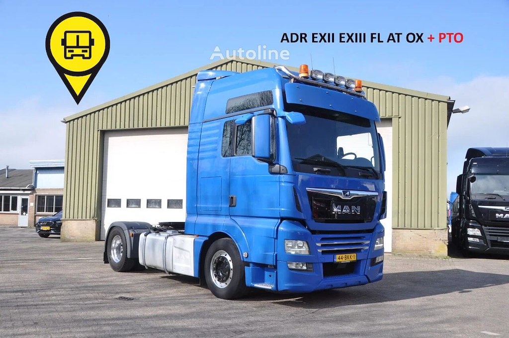 MAN TGX 18.420 XXL 2018 ADR EXII EXIII FL AT OX + PTO tegljač