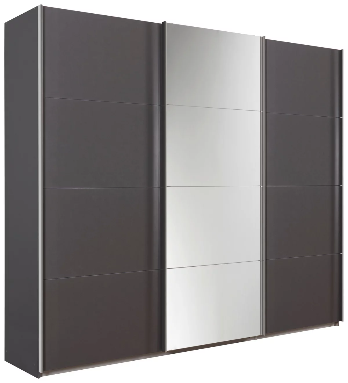 ORMAR - VISEĆA KLIZNA VRATA tamnosiva 270/230/62 cm