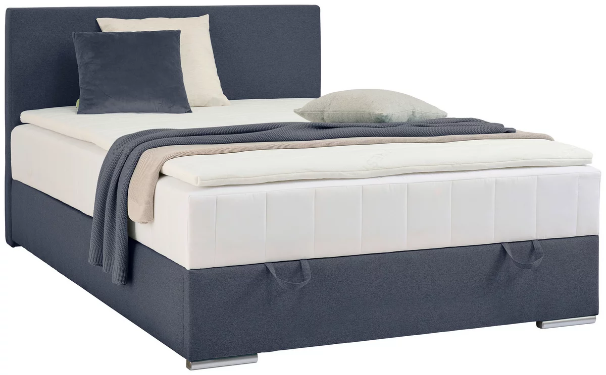 Carryhome BOX KREVET 140/200 cm tamnoplava