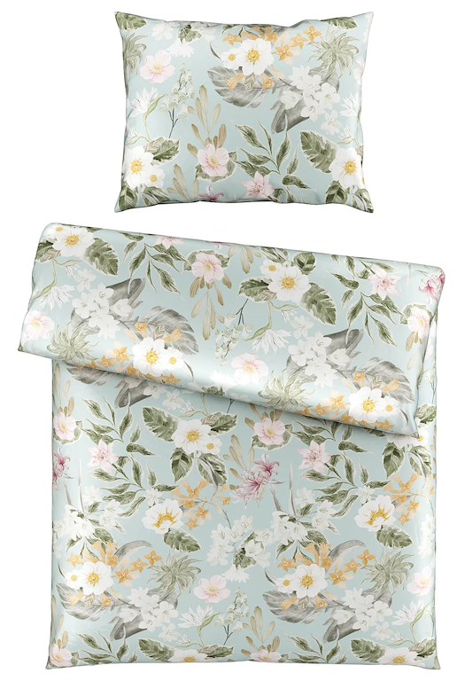 POSTELJINA NELLY 140/200 cm saten mintzelena