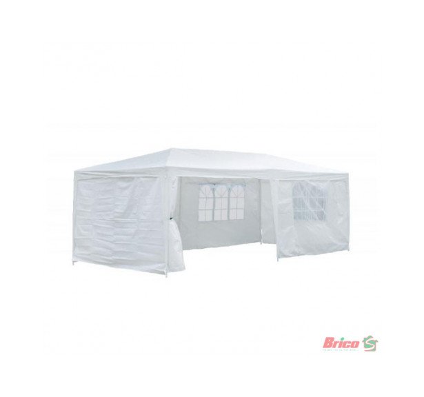 GAZEBO TENDA 3 X 6 SA BOCNIM STANAMA - BELA