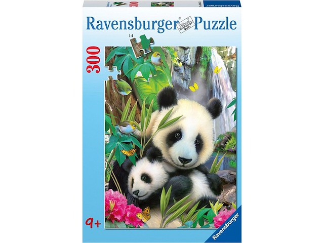 Ravensburger puzzle Životinje - Divlje životinje - Cuddling Pandas 300 delova RA13065