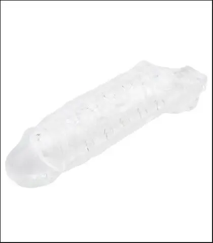 Navlaka za penis Mighty Sleeve, Providna, 22cm