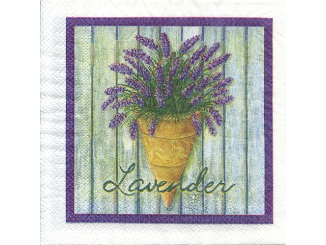Salveta POV32C_100 - 33x33cm - Cveće Lavanda