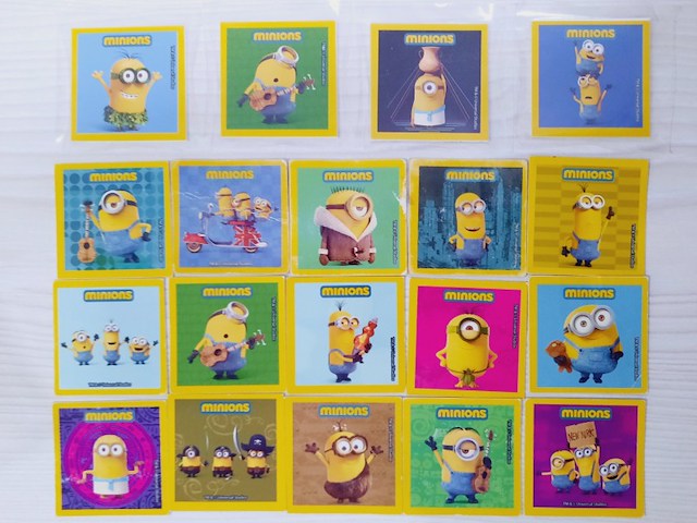 MINIONS CLIPSI 19 kom
