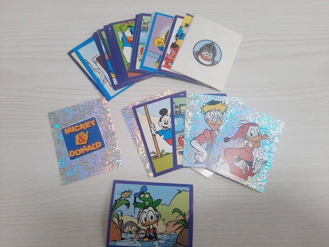 Sličice Mickey i Donald -Miki i Paja PANINI