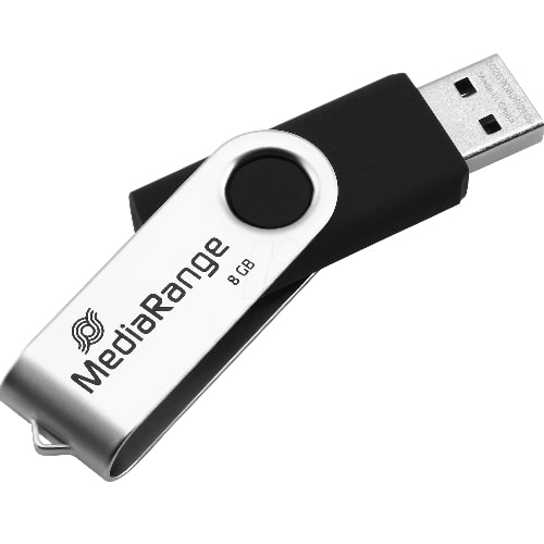 Fleš 8GB crni USB 2.0 MediaRange MR908