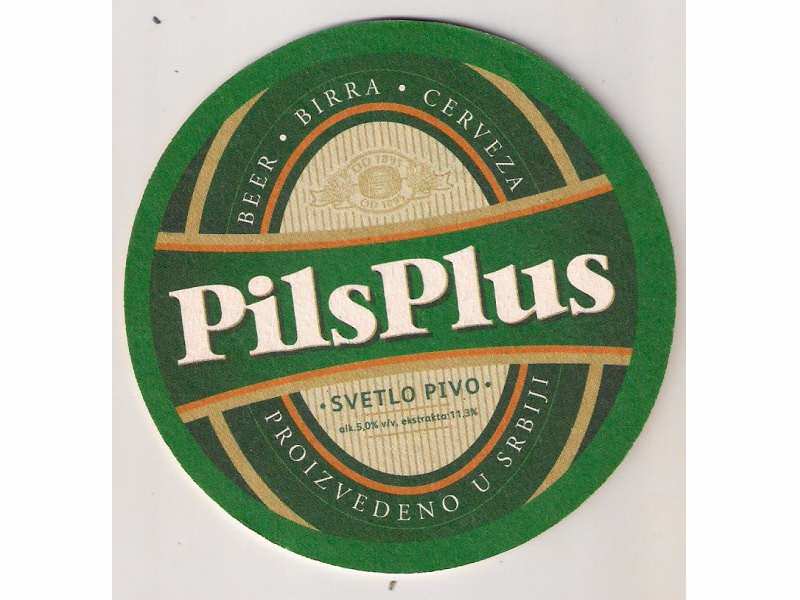 Podmetac za pivo PILS PLUS ZAJECAR