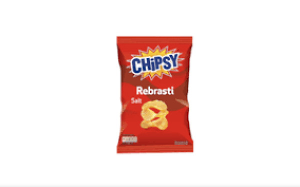 *Chipsy rebrasti slani 140g