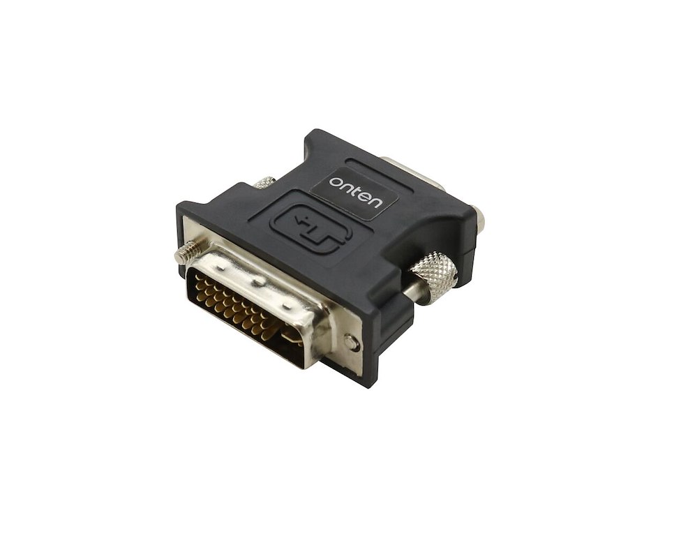Adapter DVI 24+5 (muski) na VGA (zenski) 2K 1080p PVC pun kalup (OTN-7588) Onten (MS)