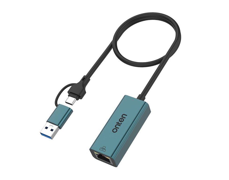 Adapter USB na Ethernet RJ45 (zenski) 100Mbps 12cm (OTN-UE106) Onten (MS)