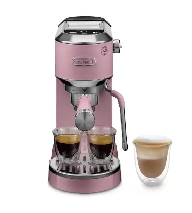 Delonghi Aparat za espresso Dedica Duo EC890.PK, 1450W, 1.1l, Rozi