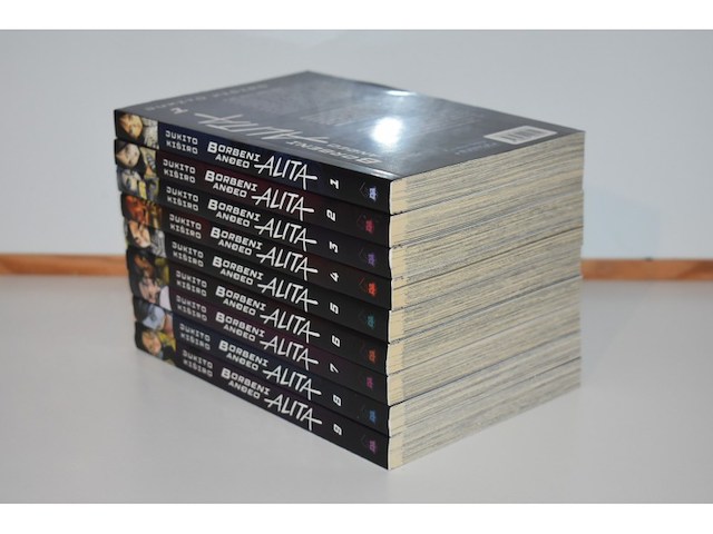 - Komplet Borbeni andjeo Alita 1-9 - Jukito Kiširo
