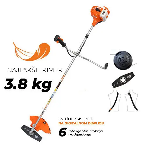 Ruris Benzinski trimer za travu RR240 BRAVO, 1 KS, 24 cm³