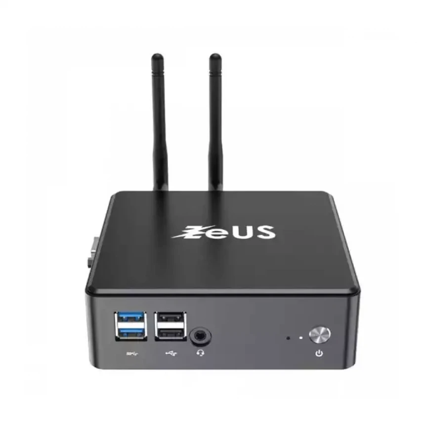 Mini PC Zeus MPI10-P23 Pentium G7505 3.50 GHz/DDR4/LAN/Dual WiFi/BT/HDMI/DP/USB C/ext ANT Refurbish