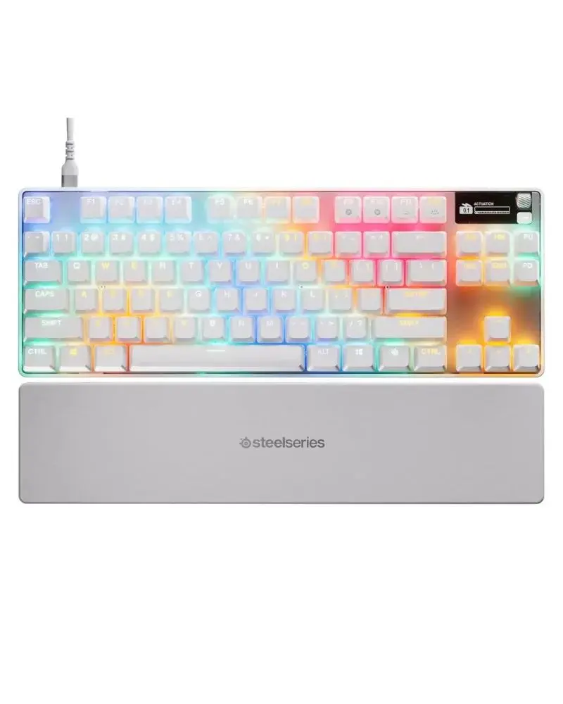 SteelSeries geјmerska tastatura Apex Pro TKL Gen 3, bela