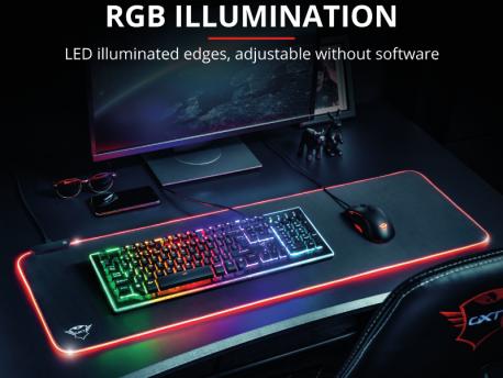 TRUST GXT 764 GLIDE-FLEX RGB XXL MOUSE PAD (23395)