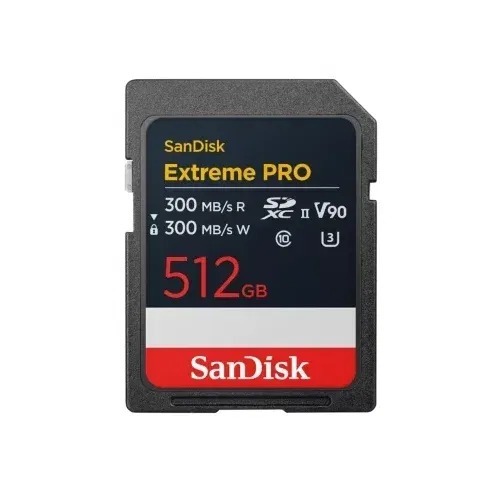 SanDisk SDXC 512GB Extreme PRO UHS-II 300MB/sID: EK000839800