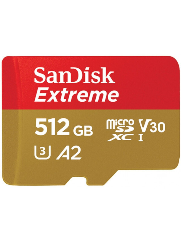 SanDisk SDXC 512GB Extreme micro 190MB/s UHS-I Class10 U3 V30+AdID: EK000839812