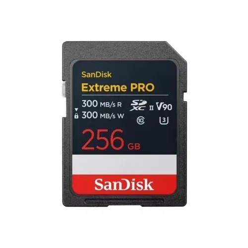 SanDisk SDXC 256GB Extreme PRO UHS-II, V90, 300/300MB/S, 8KID: EK000839811