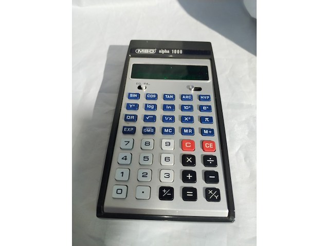 Vintage Calculator MBO Alpha 1000