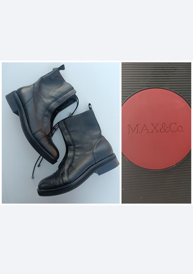 Max&Co by MaxMara kožne čizme kao nove   ❤️