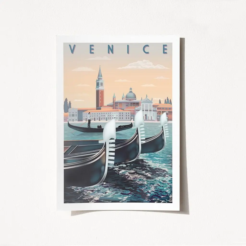 Wallity Poster Venice-1954, 21x29,7 cm