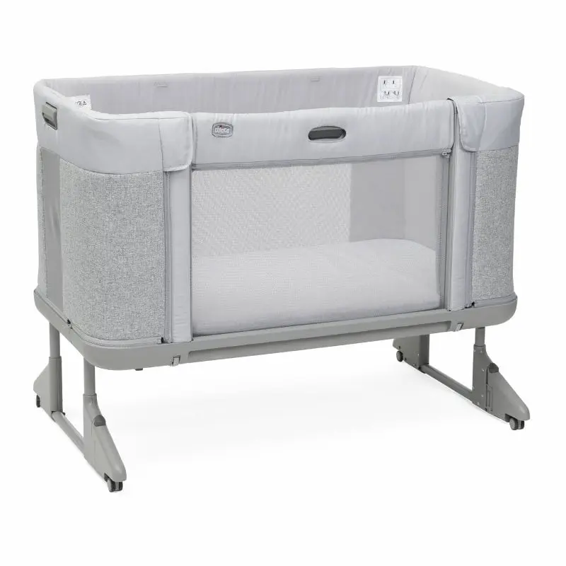 Chicco Krevetac za bebe Next2Me Forever, Do 22kg, Sivi