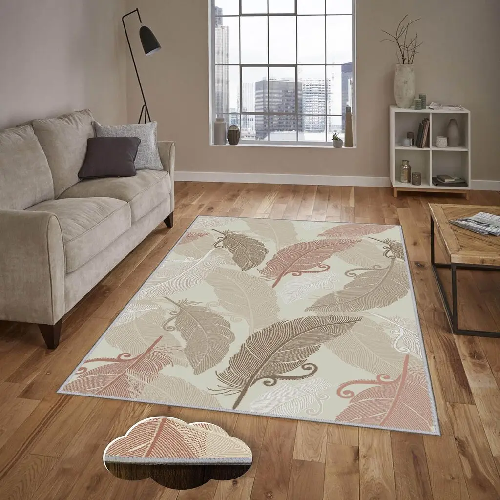 Conceptum Hypnose Tepih Eexfab1149, Pravougaoni, 160 x 230 cm, Krem-roze