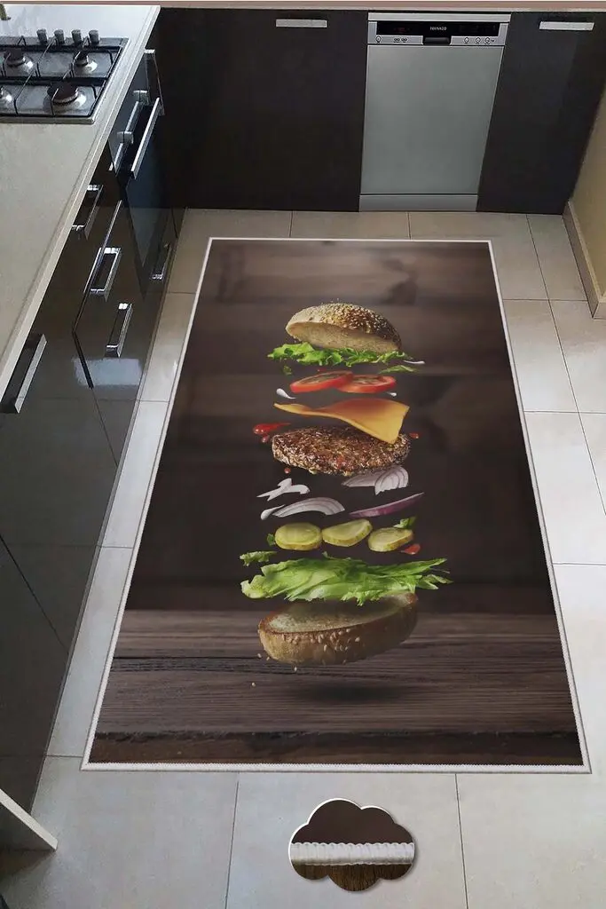 Conceptum Hypnose Tepih Hmnt537, Pravougaoni, 100 x 300 cm, Šareni