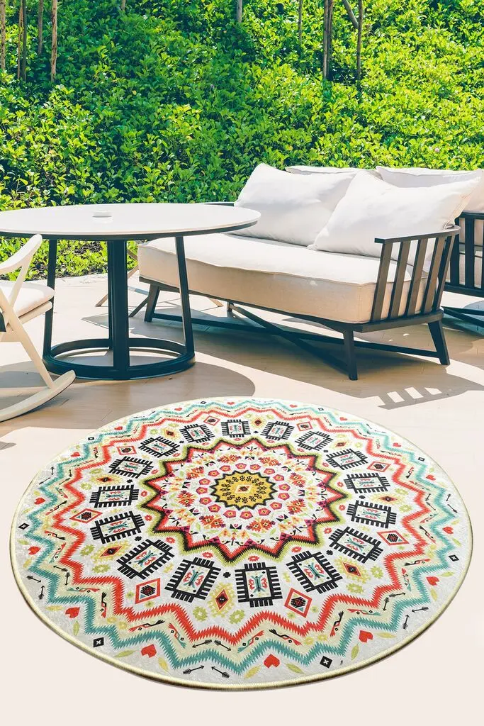 Conceptum Hypnose Tepih Mandala Balkon, O140cm, Šareni