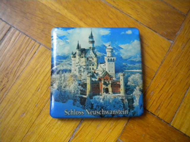 Schloss Neuschwanstein, magnet za frizider