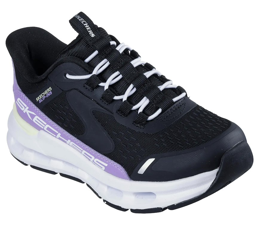 Skechers Patike za devojčice Glide-Step + - Vista Lane, Slip-Ins, 303654L-BKPR, Crno-ljubičaste