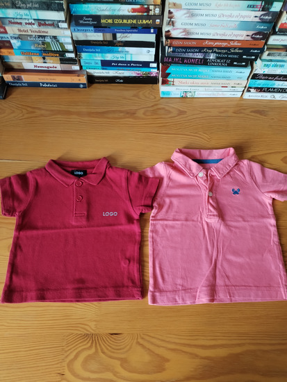 Logo + Carters polo majica, 3-6 m
