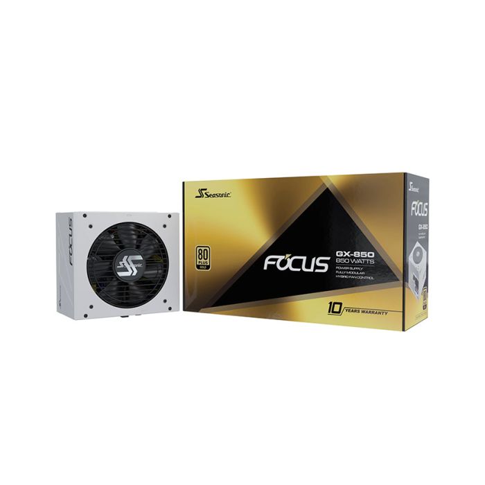 Napajanje Seasonic 850W Focus GX-850 80+ Gold Modularno White