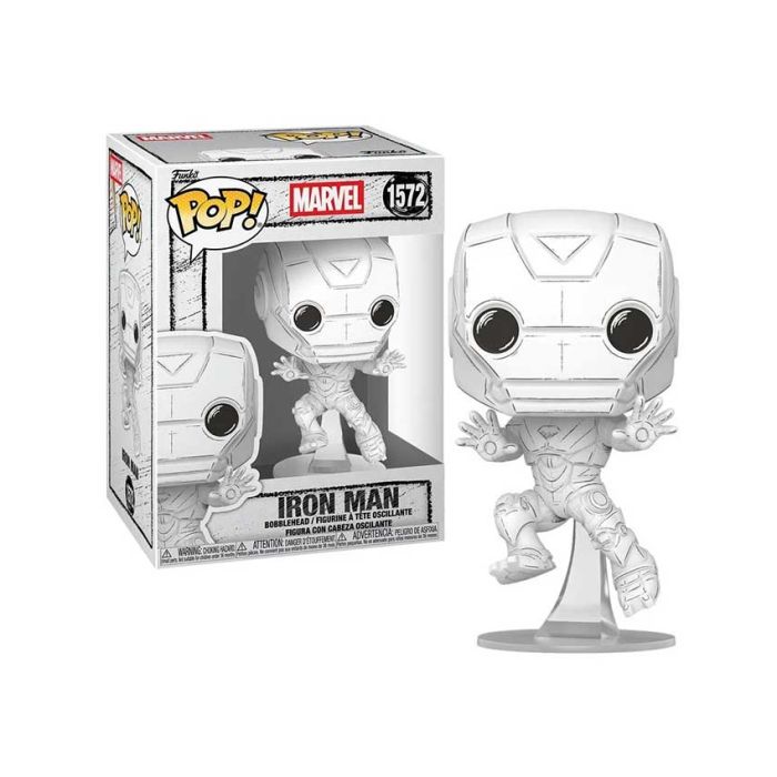 Figura Funko POP! Marvel: Marvel Sketched - lron Man