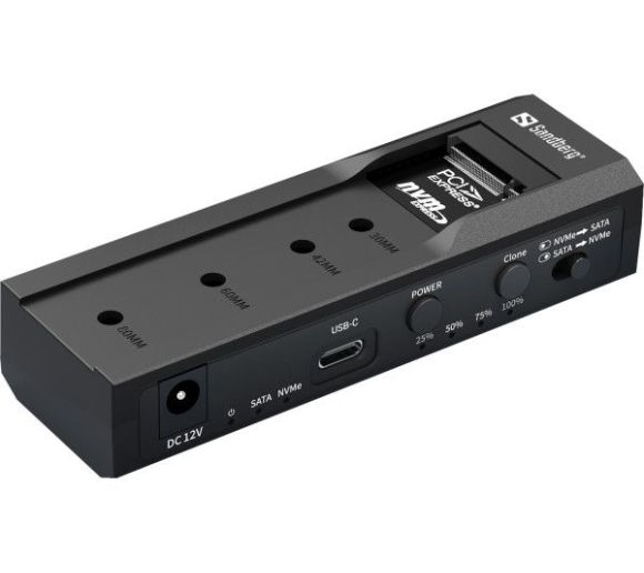USB Docking Sandberg M2 + NVMe + SATA 136-49