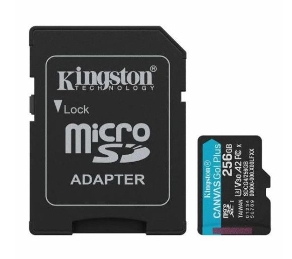 Kingston - Micro SD Kingston 256B Canvas Go Plus SDCG4/256GB +adapter